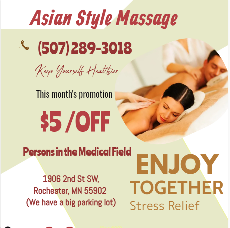 Asian Style Massage - Massage Spa - Rochester, MN 55902