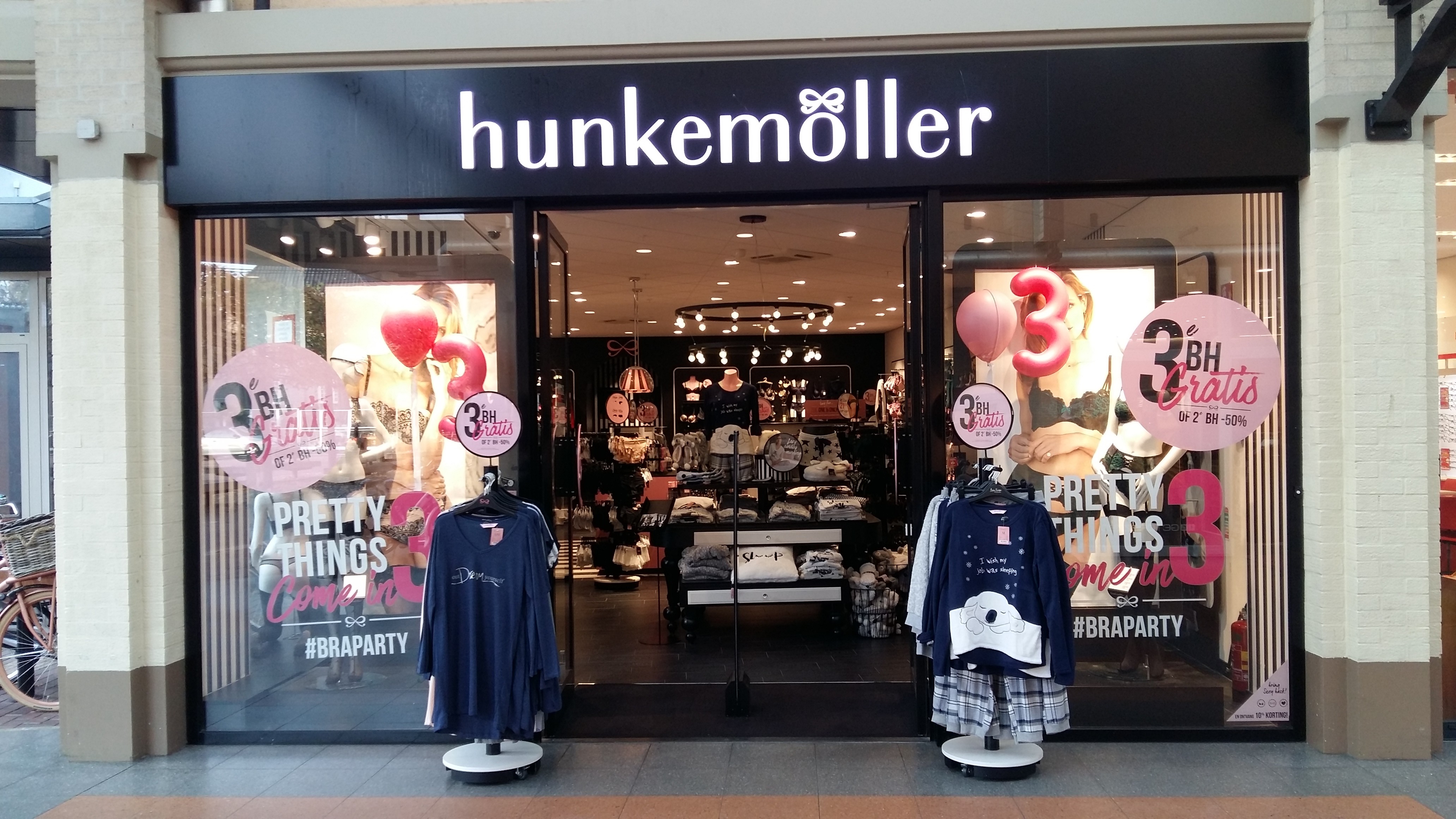 Hunkemoller Winkels