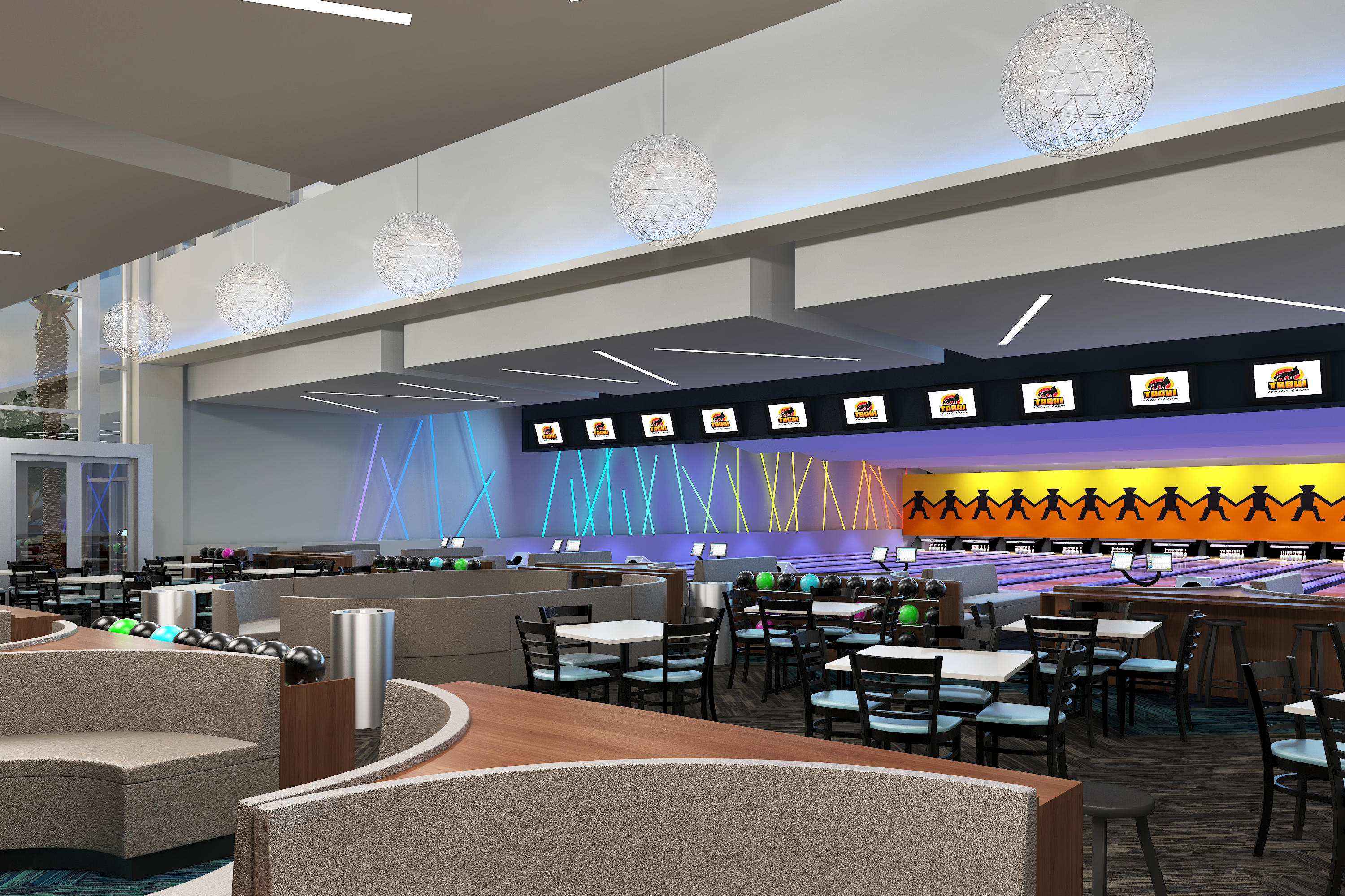 Coyote Entertainment Center in Lemoore, CA - Bowling Alleys: Yellow ...