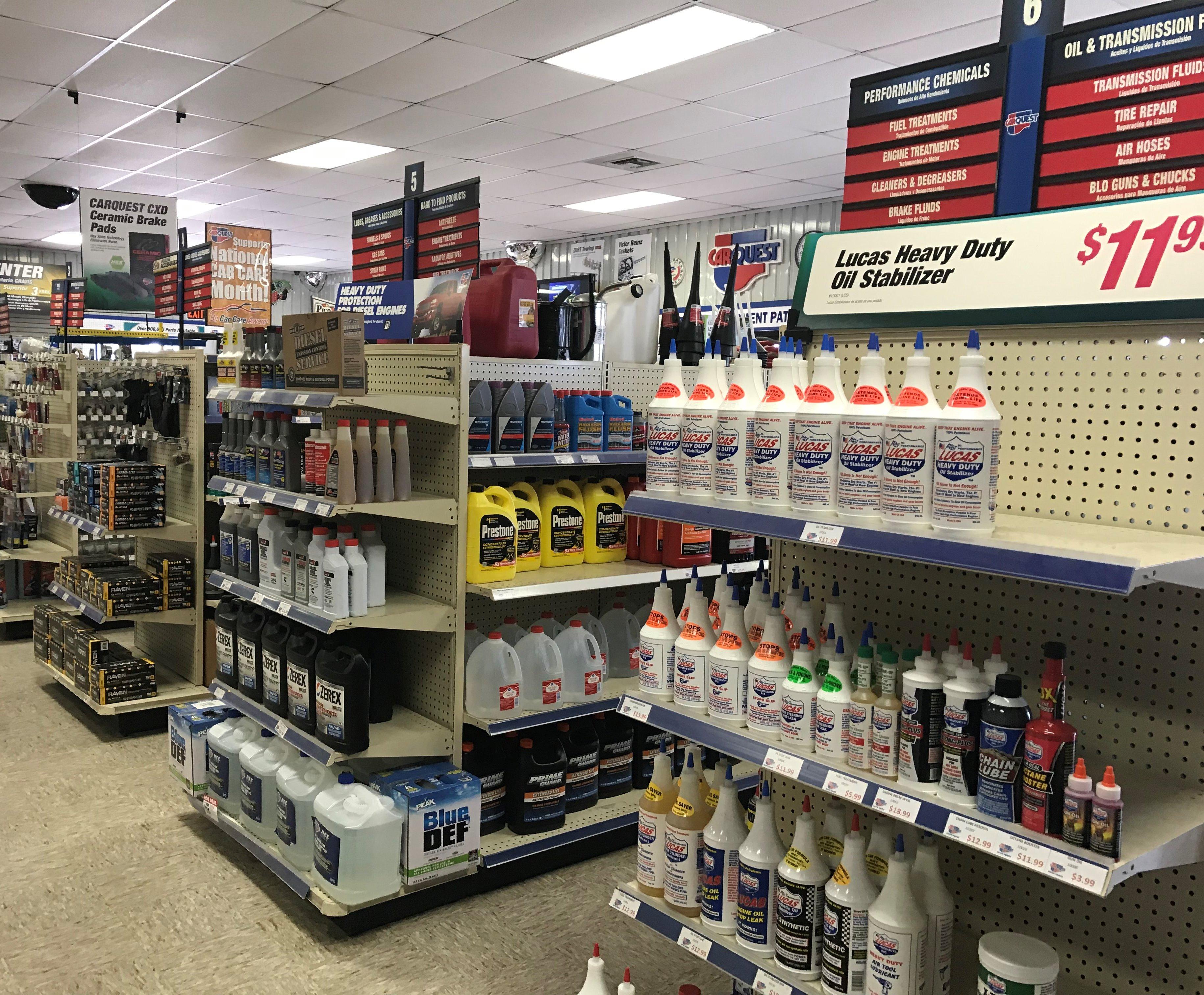 Auto Parts Store Interior