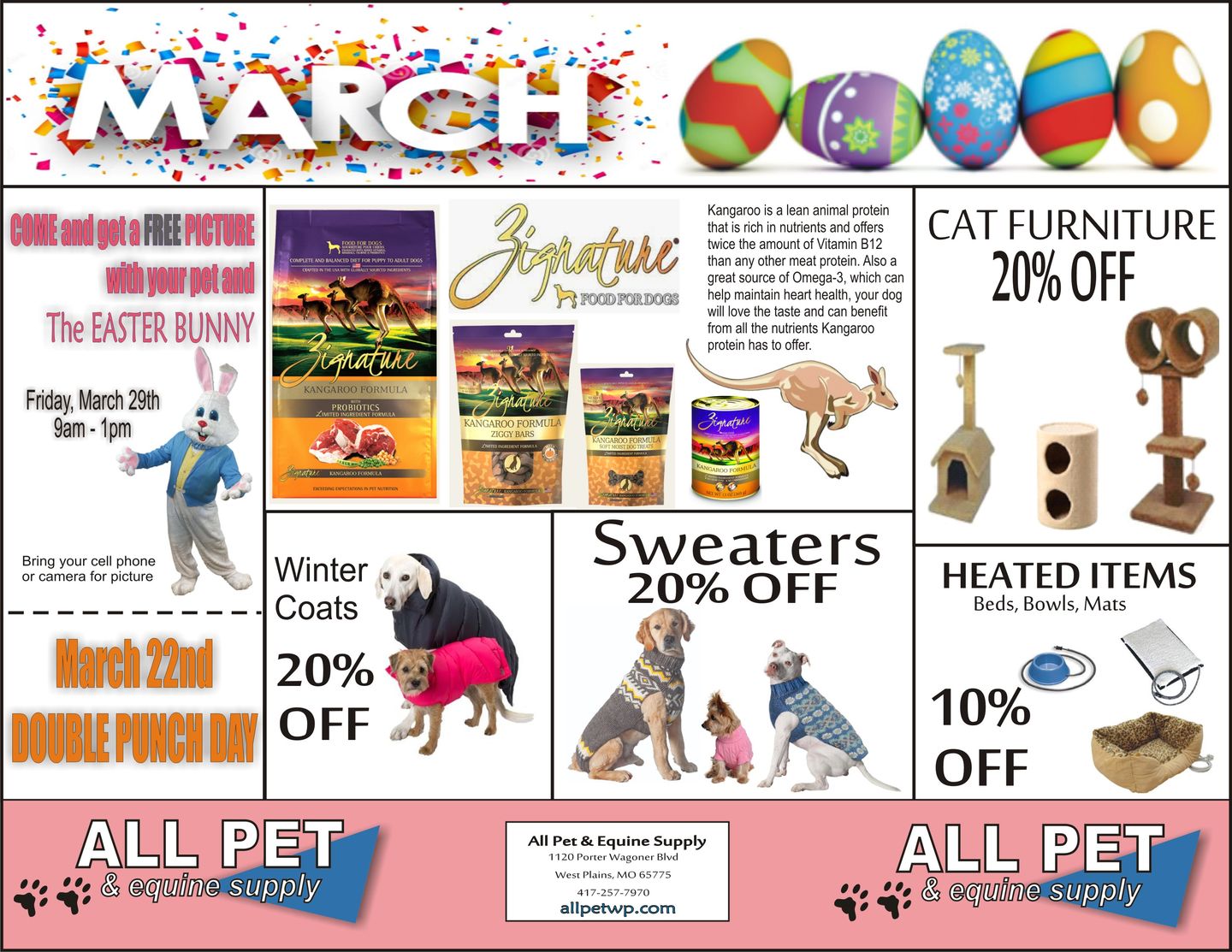 March Specials 2024 - All Pet & Equine Supply
