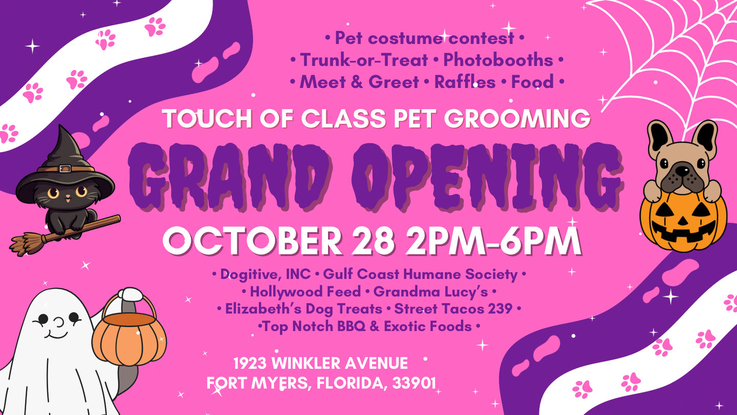Fort Myers Grand Opening - Touch Of Class Pet Grooming
