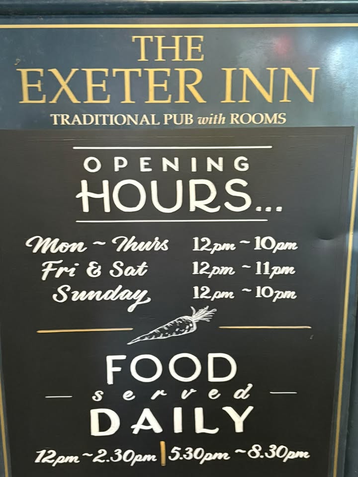 The Exeter Inn: Our highlights