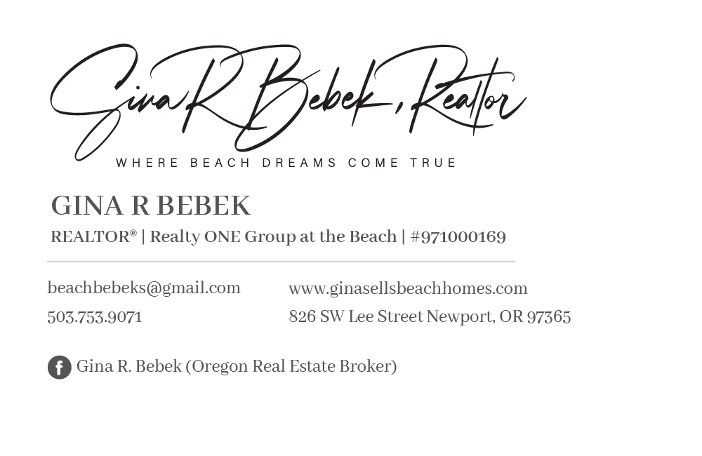 Gina Bebek, REALTOR - Newport, Oregon 97365 (25498834) | CitySquares