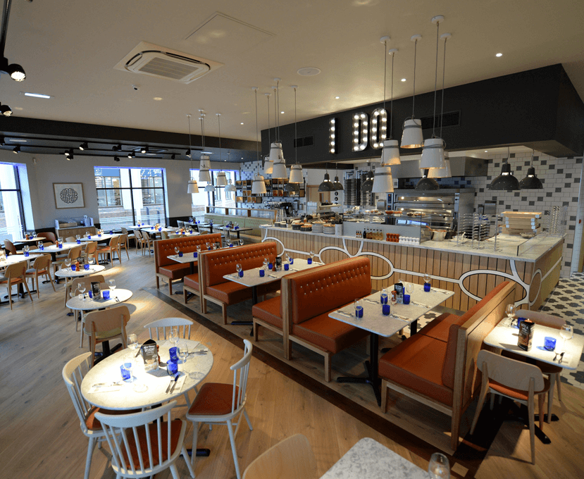 Italian Restaurant Gretna Caledonia Park Shopping Centre | PizzaExpress