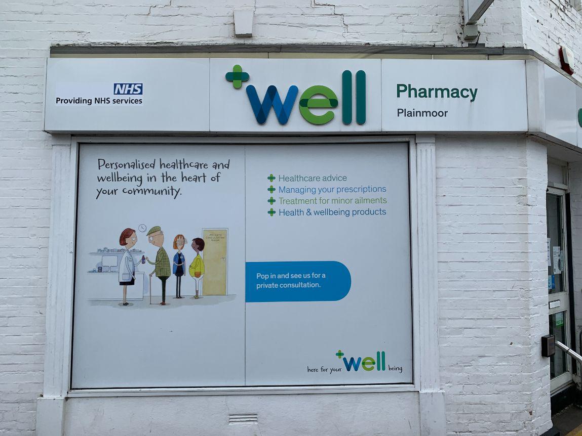 Find Well Pharmacy In Plainmoor