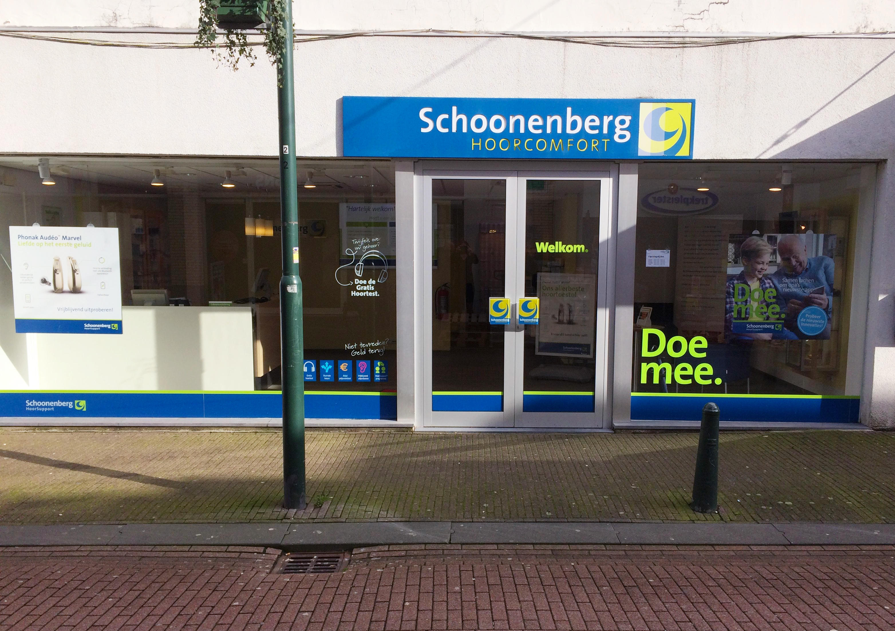 Schoonenberg - Openingstijden Schoonenberg Blauwstraat